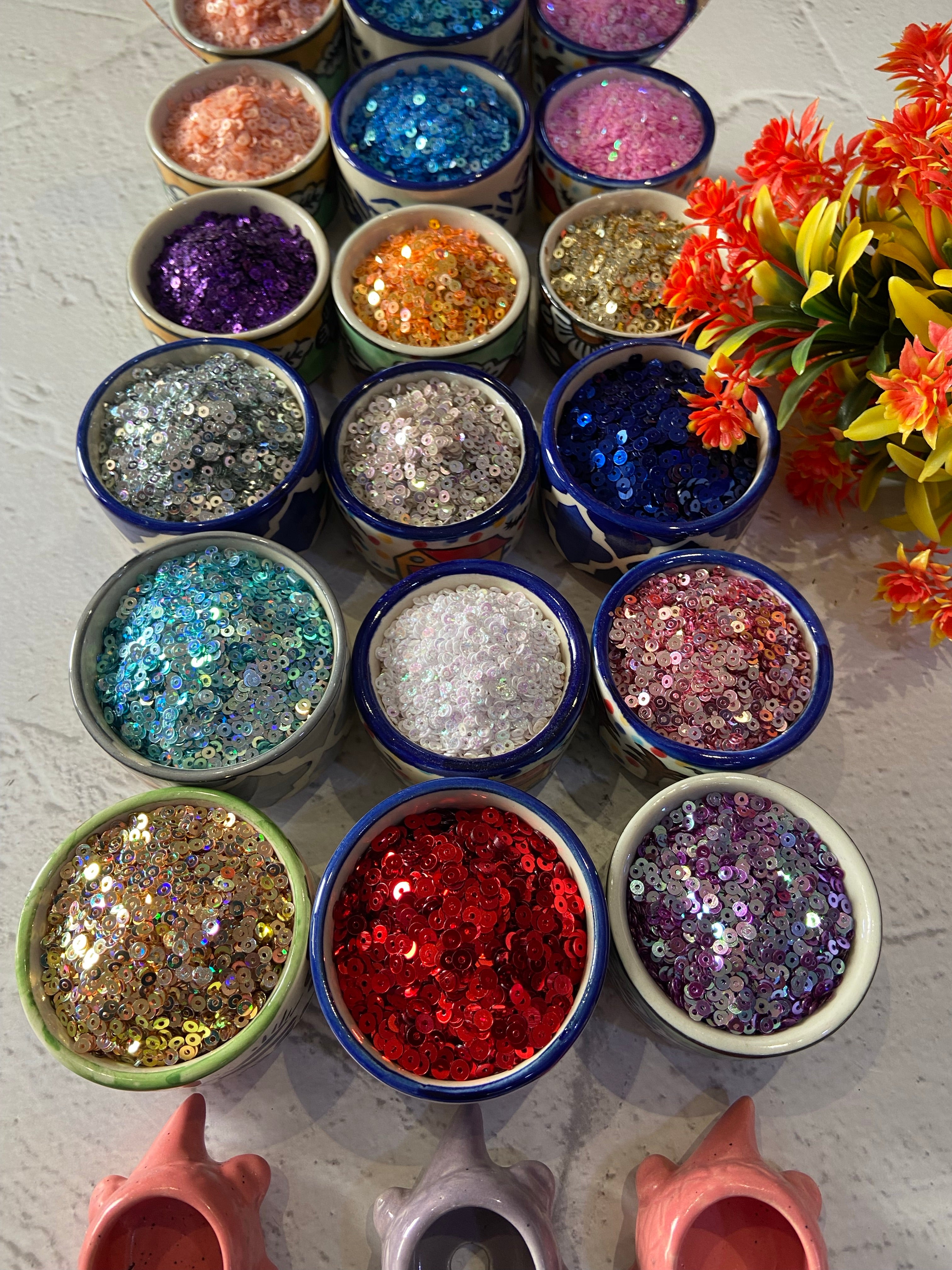 Micro Round Sequins 2MM – CrystalIndia