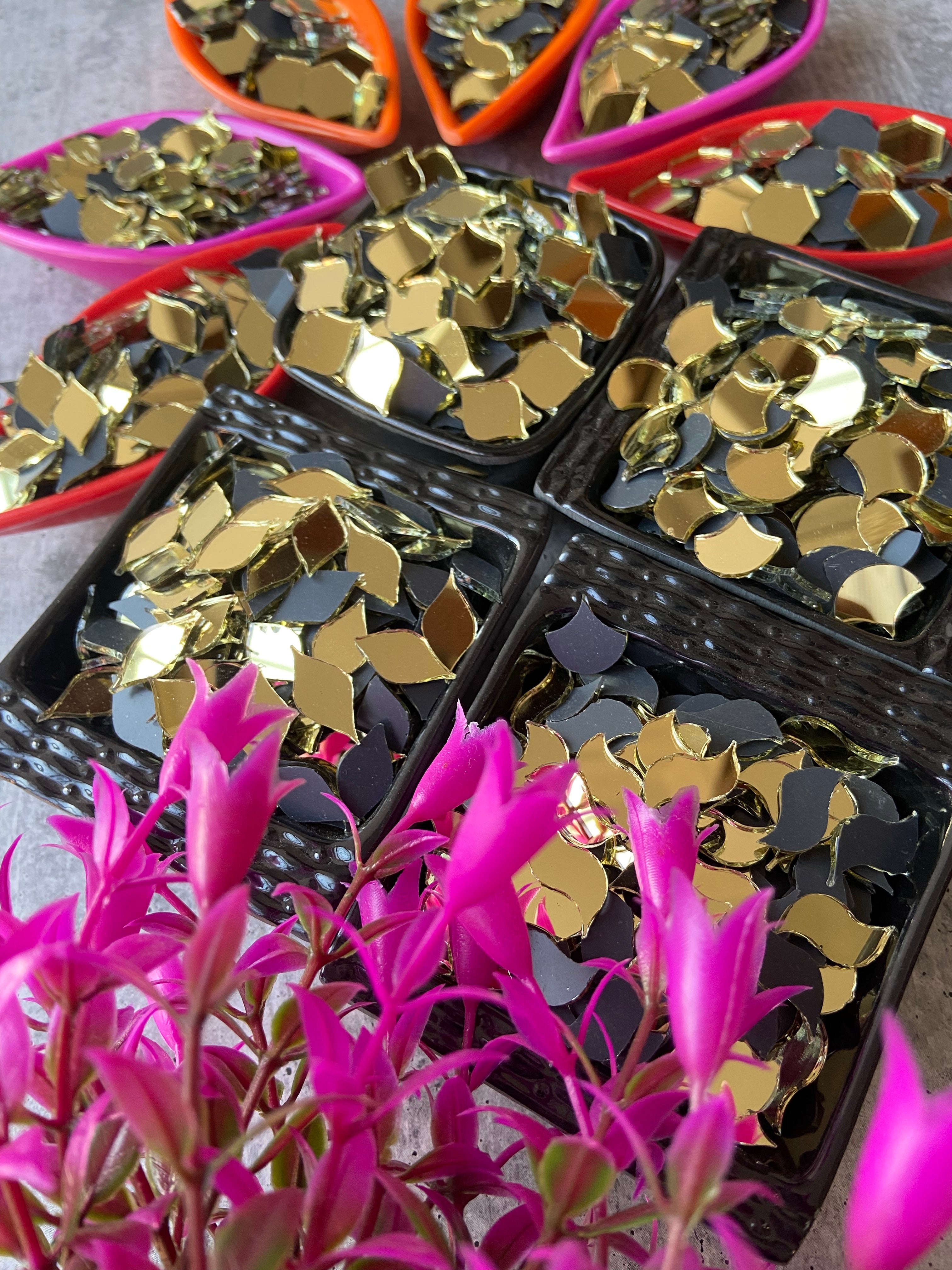 Premium Gold Mirrors – CrystalIndia