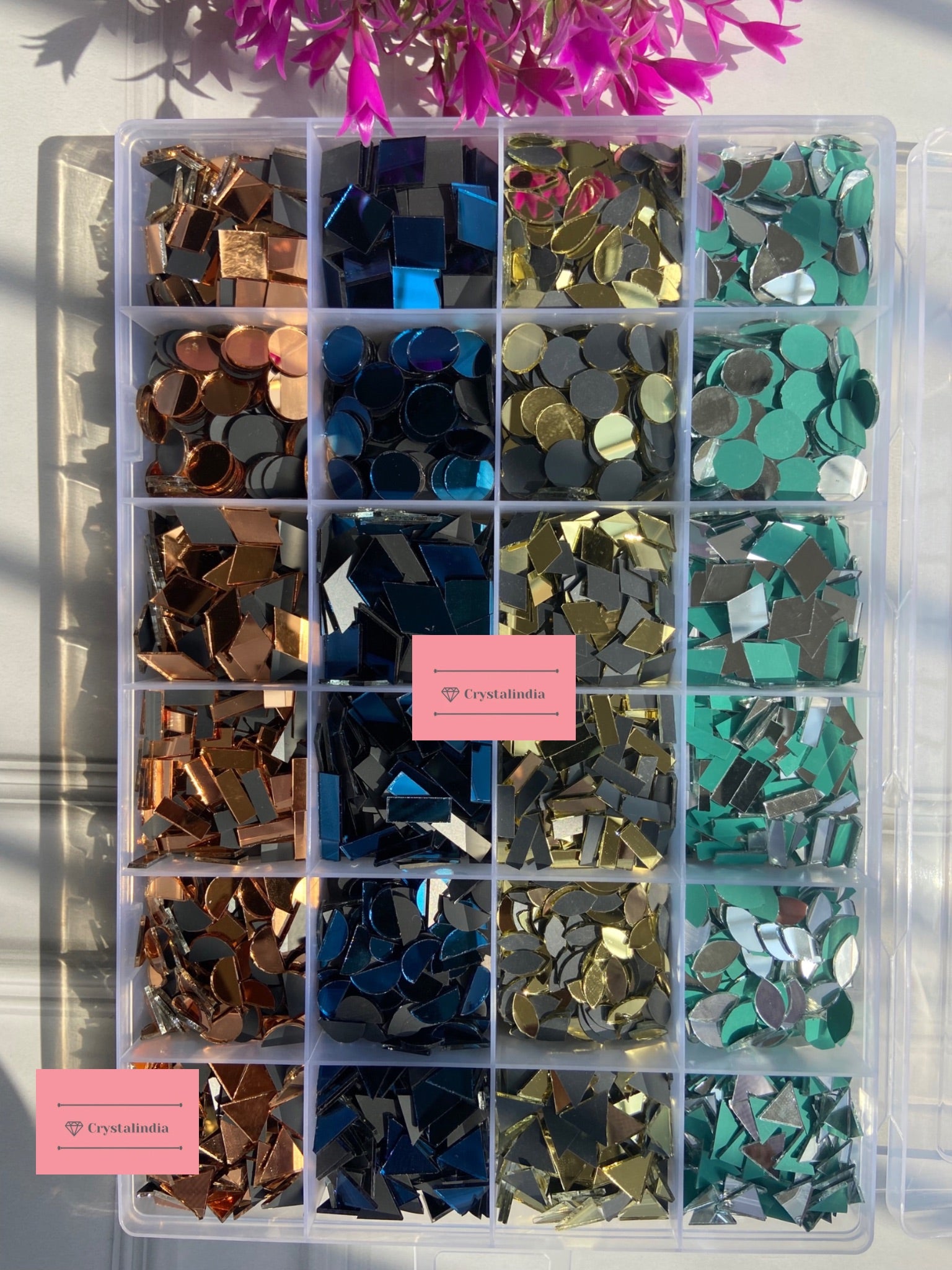 DIY COLORED MIRROR KITS – CrystalIndia