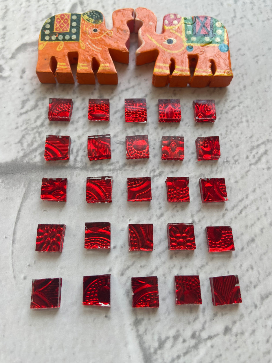 Brocade Glass Tiles – CrystalIndia