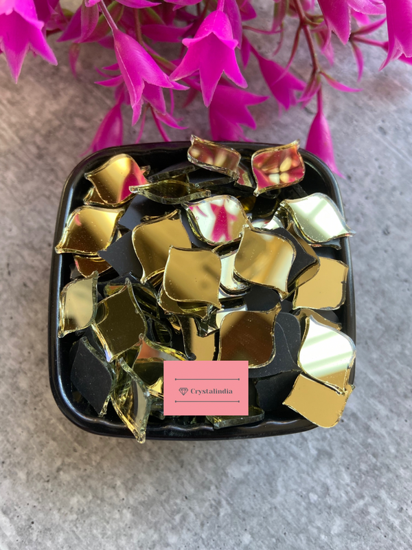 Premium Mirrors - Gold Sheeshmahal – CrystalIndia