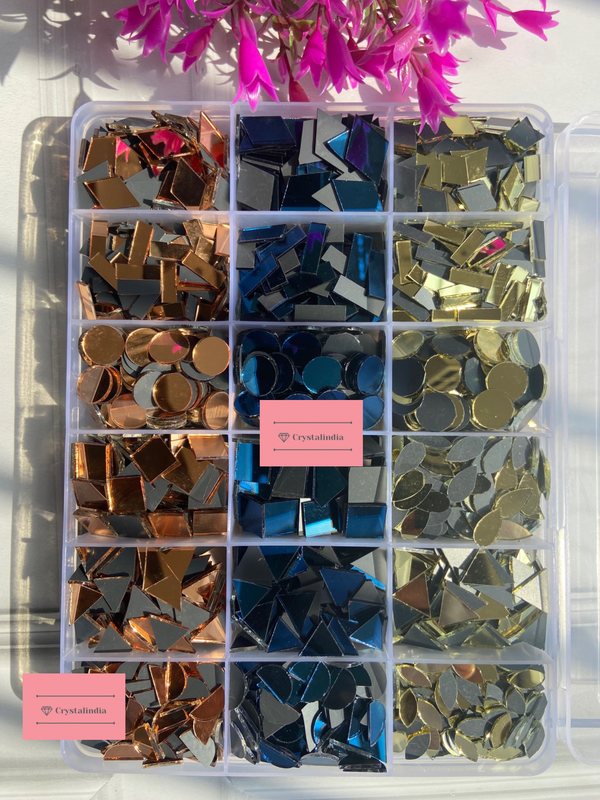 Kit 50- 18 Mini Jumbo Kit Rose Gold, Blue and Regular Gold Mirrors ...