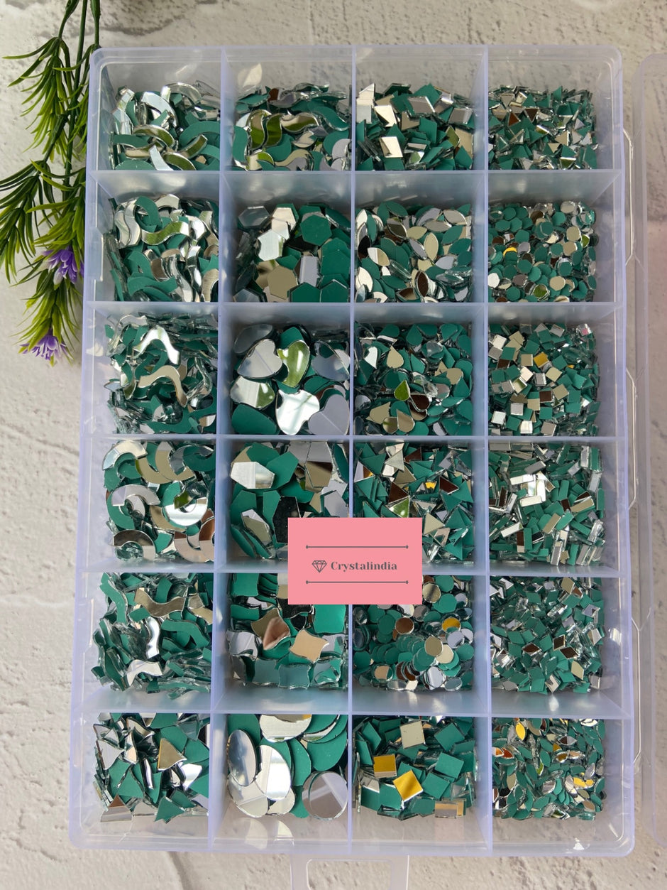 India's biggest store for unique mirror collection, emboidery supplies – CrystalIndia